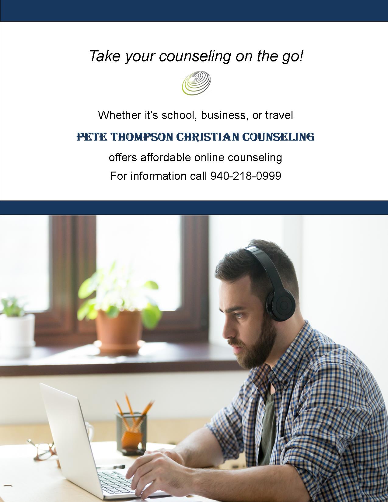 E-Counseling - PeteThompson Christian Counselor